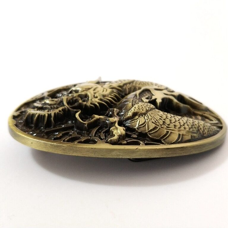 Lucky Chinese Dragon Metal Belt Buckle | Free Shipping!