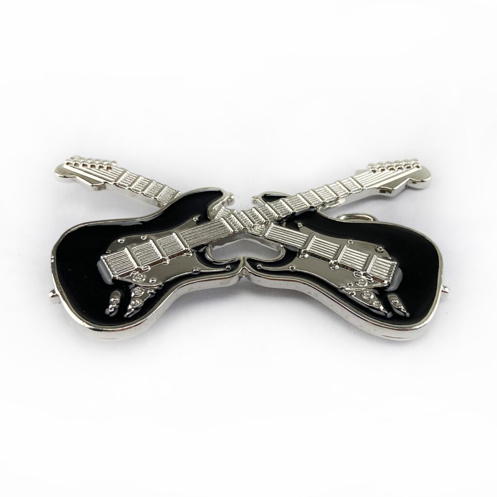 Western Rock Guitar Belt Buckle | Free Shipping!