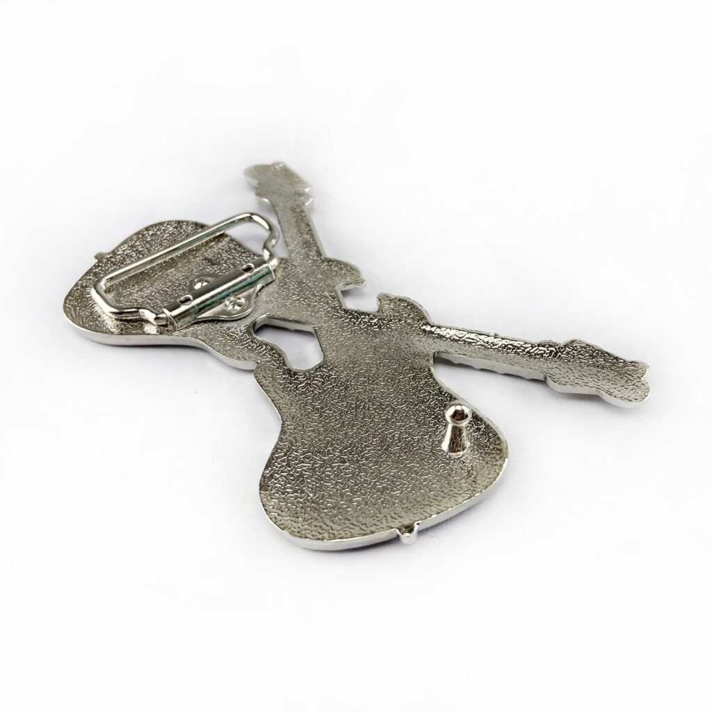 Western Rock Guitar Belt Buckle | Free Shipping!